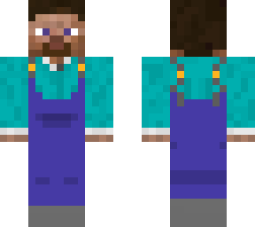 Steve In Overalls | Minecraft Skin