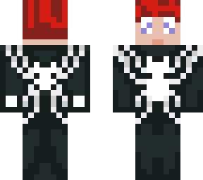 Symbiote Spiderman Unmasked | Minecraft Skin