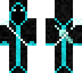 the mysterious Ice Warrior v2 | Minecraft Skin