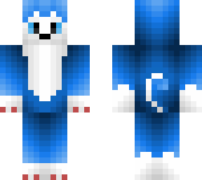 Basic Blue Husky | Minecraft Skin