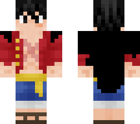 black luffy | Minecraft Skins