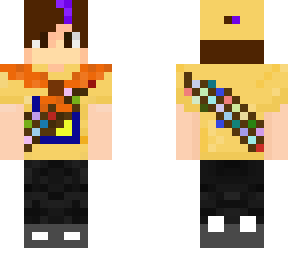 Pixar fan in russell from up costume | Minecraft Skin