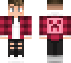 Red plaid | Minecraft Skin