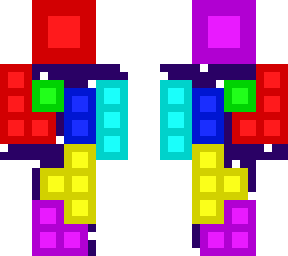 Tetris man | Minecraft Skin