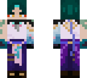 Xiao genshin impact | Minecraft Skin