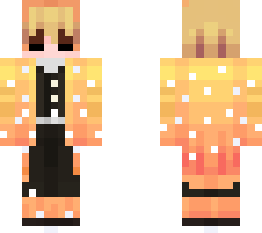 Zenitsu Agatsuma - NAppy Time | Minecraft Skin