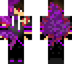 half enderman | Minecraft Skin