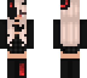 Masked Demon Girl | Minecraft Skin