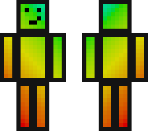 Rainbow Slime Minecraft Skin