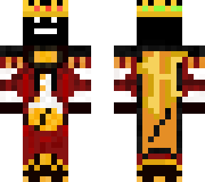 Technoblade Crown and Robe Redesign | Minecraft Skin