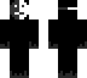 Black skin with mask | Minecraft Skin