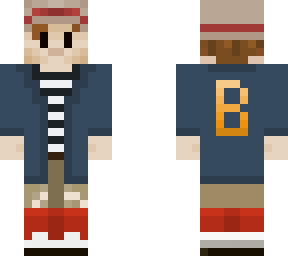 Blaze (fishing outfit without raincoat) | Minecraft Skin