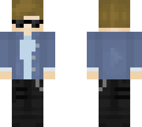 blue jacket | Minecraft Skin