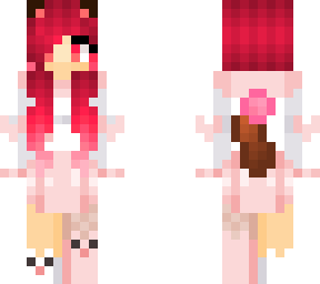 bunny hoodie 2 | Minecraft Skin