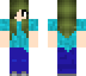 Classic Zombie Girl | Minecraft Skin