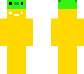 Green axolotl | Minecraft Skin