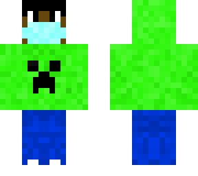 Minecraft creeper hoodie | Minecraft Skin