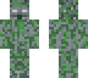 Mossy Cobble Monster | Minecraft Skin