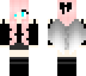 pink goth | Minecraft Skins