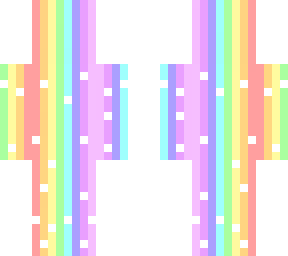 rainbow glitter | Minecraft Skin