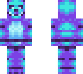 +- blue fox / wolf animatronic -+( FnaF )+- | Minecraft Skin