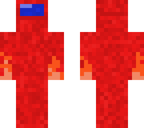 among us with fire powers | Minecraft Skin
