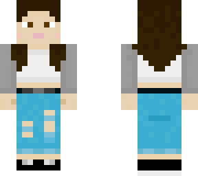 baseball t/ripped jeans | Minecraft Skin