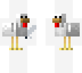 Chicken with sword | Minecraft Skin