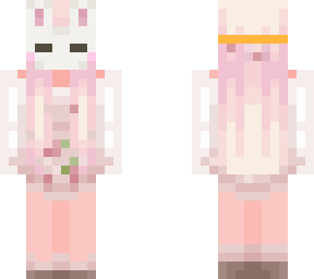 bunny mask girl | Minecraft Skins