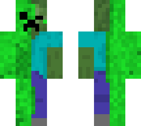 Minecraft Creeper And Zombie