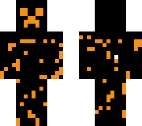 fire creeper | Minecraft Skin