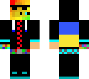 Rainbow Slime Minecraft Skin