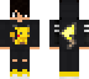 pikachu pokemon treinador | Minecraft Skins