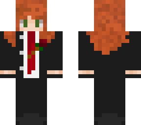 very fine skin with long hair | Minecraft Skin