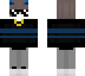 Drippy Demon Sweat Boi - Blue v2 | Minecraft Skin