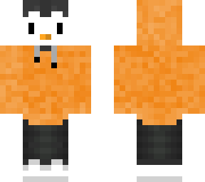 Orange penguin | Minecraft Skin