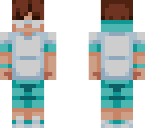 light blue block party event skin 2 | Minecraft Skin