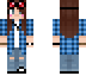 blue flannel | Minecraft Skin