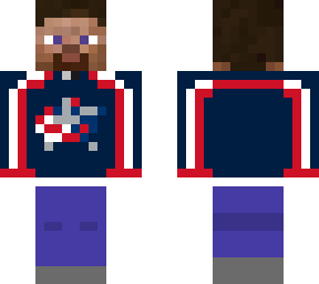 Columbus Blue Jackets Home Jersey | Minecraft Skin