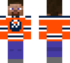 Edmonton Oilers Home Jersey 2017-2022 | Minecraft Skin