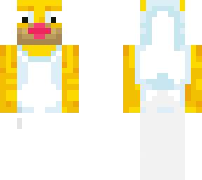 Homero con vestido de novia | Minecraft Skin