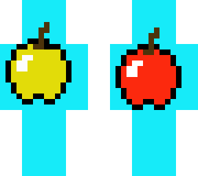 Minecraft Golden Apple Pixel Art