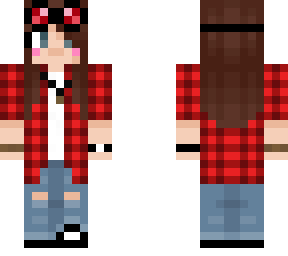 red flannel | Minecraft Skins