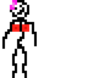 women stick figure | Minecraft Skin