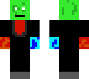 Lava+water creeper | Minecraft Skin