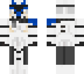 phase 2 clone trooper captain rex | Minecraft Skin