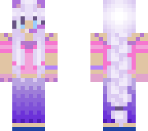 braided gamer girl | Minecraft Skin