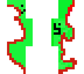 dream cut in half | Minecraft Skin