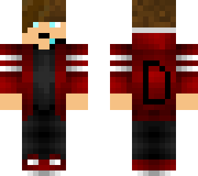 Gamer Boy red | Minecraft Skin