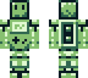 cyborg slime | Minecraft Skins